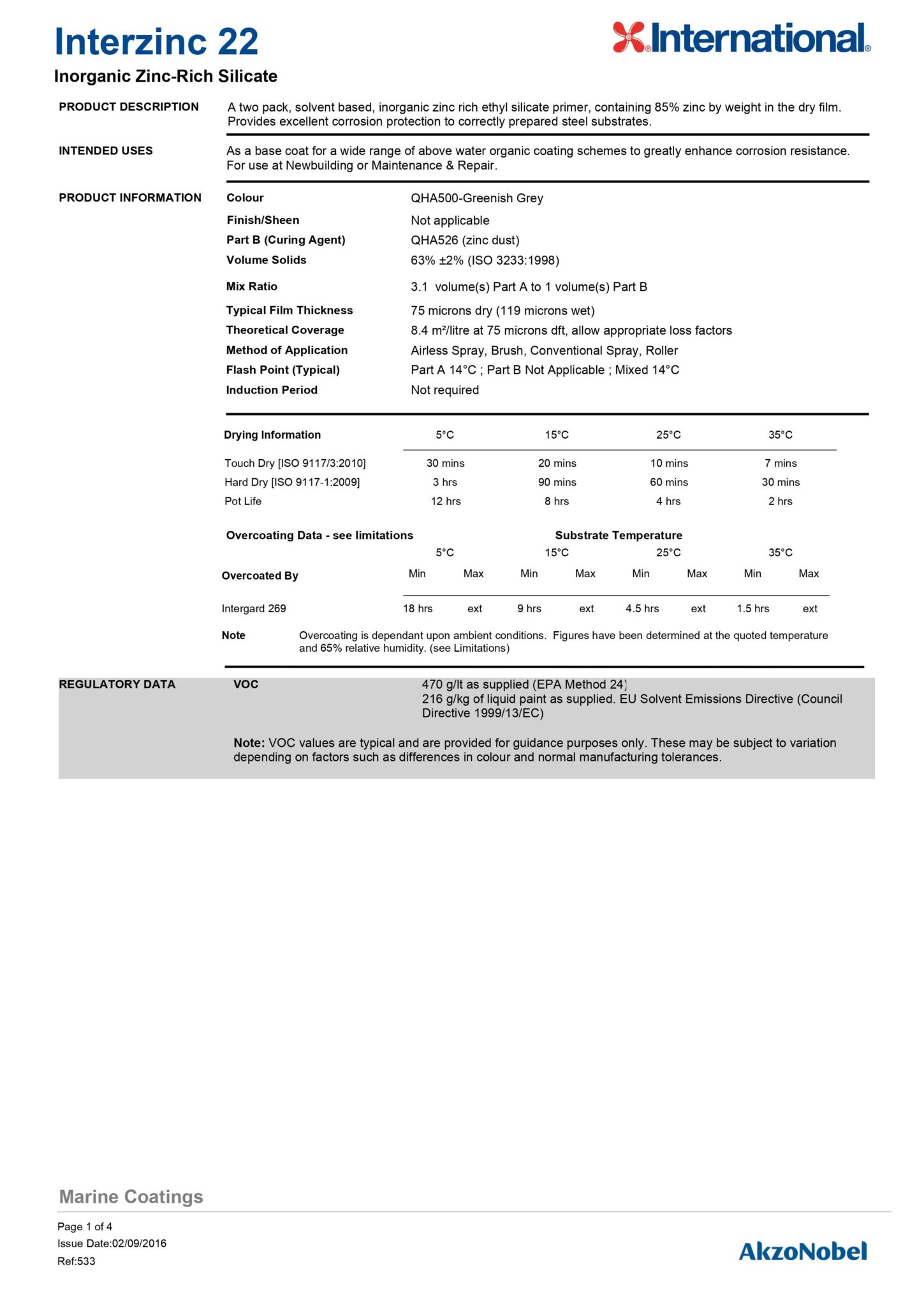 Catalog & Datasheet - internationalpaintonline.com