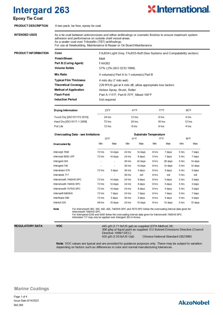 Catalog & Datasheet - internationalpaintonline.com